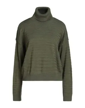 Only Turtleneck Knit Top - Green