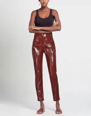ANIYE BY Coated High-waisted Pants - Brown
