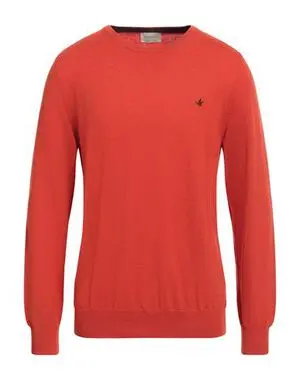 BROOKSFIELD Virgin Wool Sweater - Orange