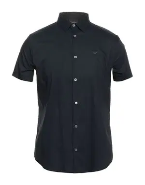 Emporio Armani Shirt Size Cotton, Polyamide, Elastane - Midnight Blue