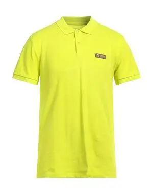 CIESSE PIUMINI Man Polo Shirt Red Size S Cotton Acid Green