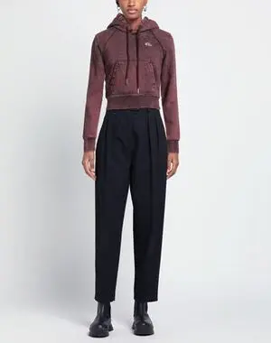 DIESEL® Sweatshirt Burgundy Size Cotton, Elastane - Red
