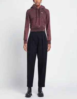 DIESEL® Sweatshirt Burgundy Size Cotton, Elastane - Red