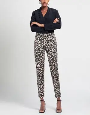 MICHAEL COAL Animal Print Tapered Chinos