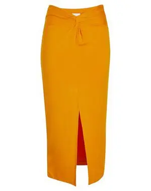 8 BY YOOX Jersey Ruched Midi Skirt