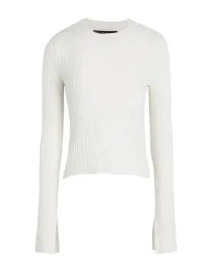 Vero Moda Crewneck Ribbed Knit Sweater - Ivory
