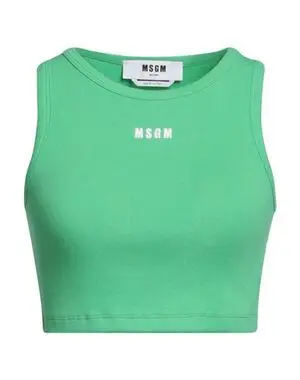 Msgm Slim Fit Performance Tops For Women