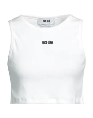 Msgm Sleeveless Performance Tops For Women