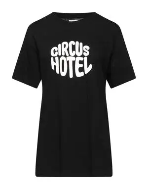 CIRCUS HOTEL Logo-print Cotton T-shirt - Black