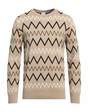 STILOSOPHY STILOSOPHY Knitted Striped Sweater Beige
