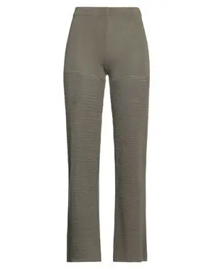 VICOLO Knitted Flared Pants - Green