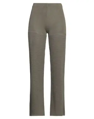 VICOLO Knitted Flared Pants - Green