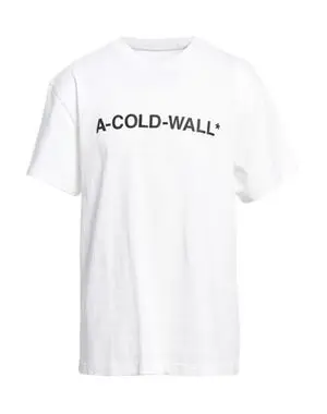 A-COLD-WALL* * Man T-shirt Black Size S Cotton White