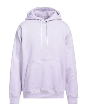 Nike Cotton-Blend Fleece Hoodie Lilac