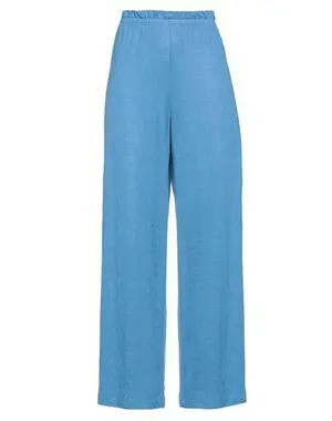 Majestic Filatures Linen-elastane Blend Pants - Blue