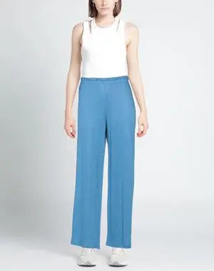 Majestic Filatures Linen-elastane Blend Pants - Blue