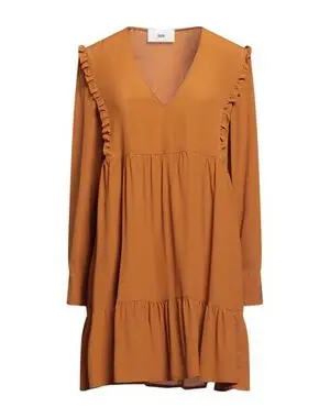 SOLOTRE Mini Dress - Beige