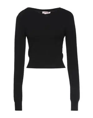 KONTATTO Sweater In Viscose And Polyamide Blend - Black