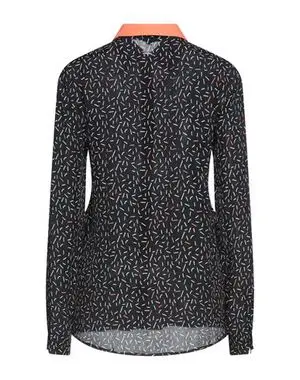 Armani Exchange Printed Crepe Shirt - Black