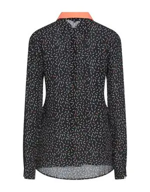 Armani Exchange Printed Crepe Shirt - Black