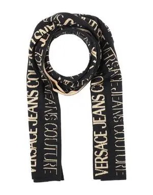 Versace Scarf Acrylic, Wool - Black