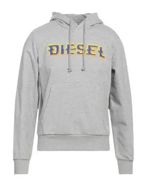 DIESEL Light Cotton-polyester Sweatshirt - Grey