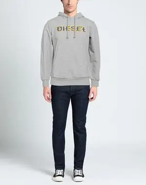 DIESEL Light Cotton-polyester Sweatshirt - Grey