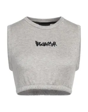 DISCLAIMER Knitted Crop Top - Grey