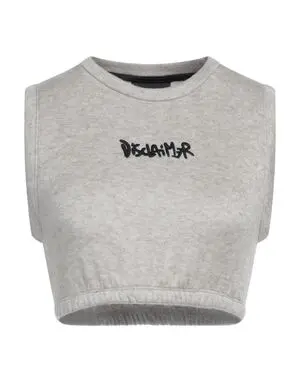 DISCLAIMER Knitted Crop Top - Grey