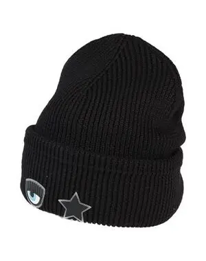 CHIARA FERRAGNI Knitted Beanie Black