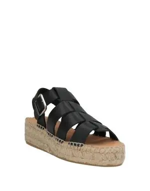 KANNA Espadrille Sandals - Black