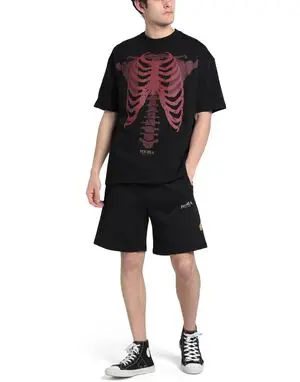 PHOBIA ARCHIVE T-shirt With Red Skeleton T-shirt Size Cotton