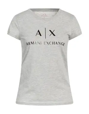 Armani Exchange Logo-print T-shirt - Grey