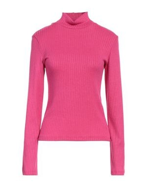 BERNA Turtleneck Top - Fuchsia