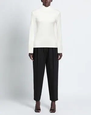 BERNA Turtleneck Top - White