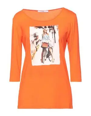 MR MASSIMO REBECCHI Printed T-shirt - Orange