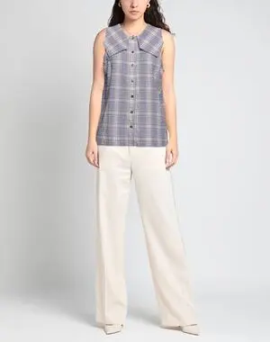 GANNI Shirt In Organic Cotton, Recycled Polyester, And Polyamide