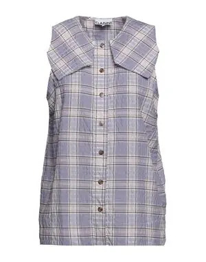 GANNI Shirt In Organic Cotton, Recycled Polyester, And Polyamide