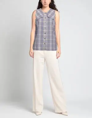 GANNI Shirt In Organic Cotton, Recycled Polyester, And Polyamide