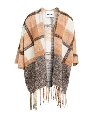 DIMORA Knitted Multicolor Pattern Cardigan - Beige