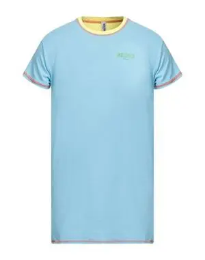 Moschino Man T-shirt Yellow Size Xs Cotton, Elastane Blue