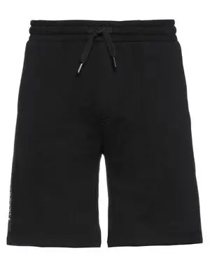 John Richmond Cotton Bermuda Shorts - Black