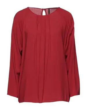 MANILA GRACE Pleated Woven Top
