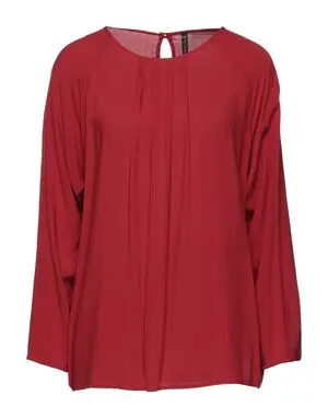 MANILA GRACE Pleated Woven Top