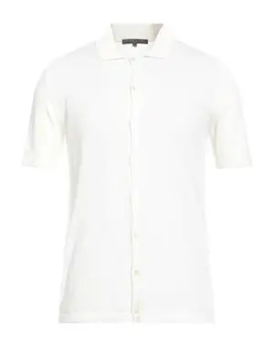 Brian Dales Cotton Knit Shirt - Off White