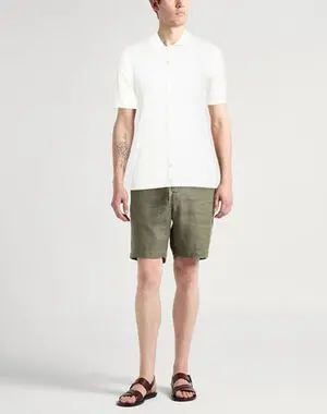 Brian Dales Cotton Knit Shirt - Off White