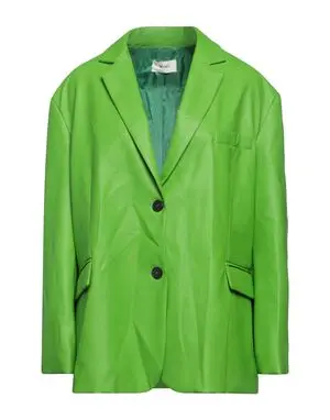 VICOLO Coated Blazer - Green
