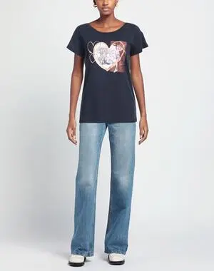 YES ZEE BY ESSENZA Printed Cotton Jersey T-shirt - Blue