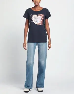 YES ZEE BY ESSENZA Printed Cotton Jersey T-shirt - Blue