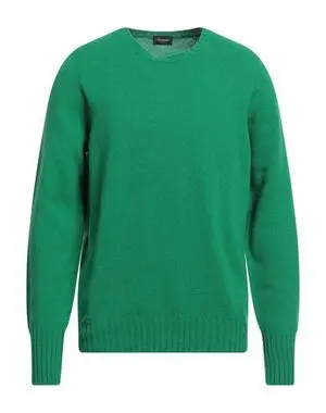 DRUMOHR Lambswool Crewneck Sweater Green